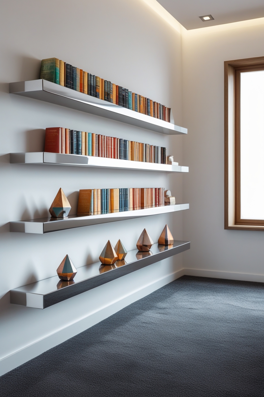 Floating Bookshelves You Can build yourself - Lifeverse - Lifestyle Blog