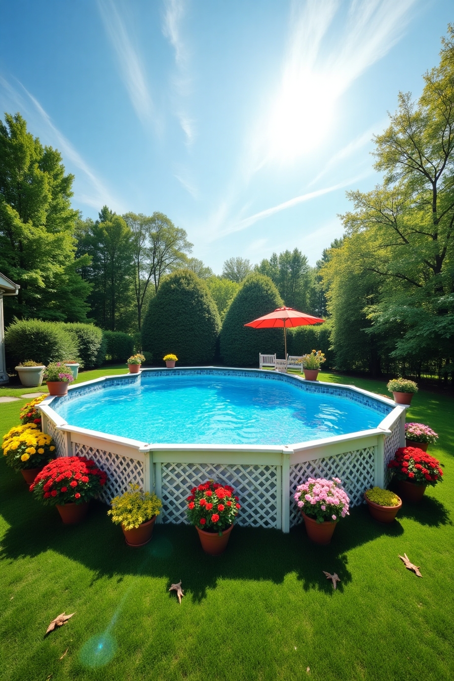 DIY Above Ground Pool Landscaping Ideas to Transform Your Backyard ...