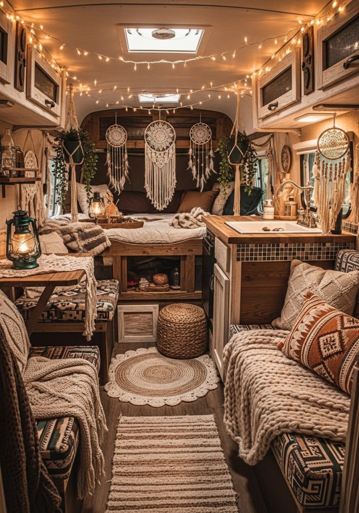 Rustic Camper Interior Ideas