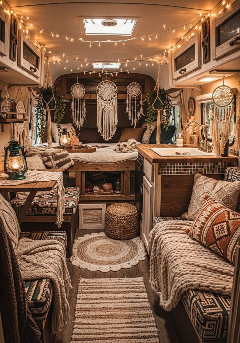 Rustic Camper Interior Ideas