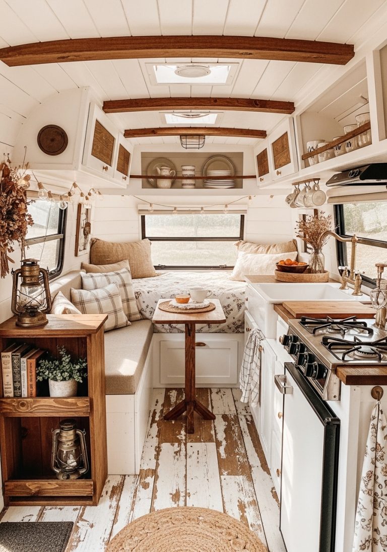 Rustic Camper Remodel Transform Your Tiny Home on Wheels