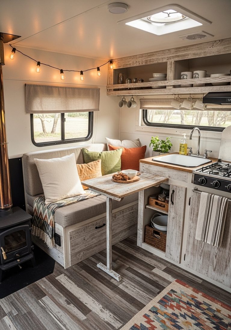 Rustic Camper Interior Ideas