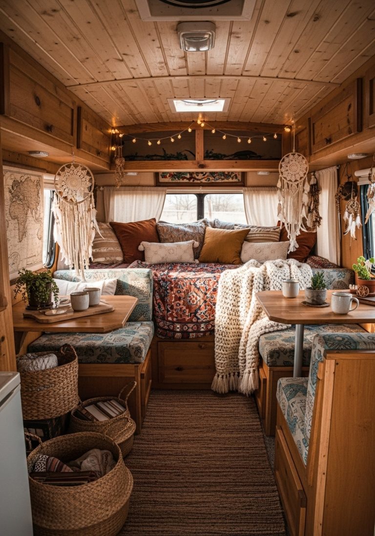 Rustic Camper Interior Ideas