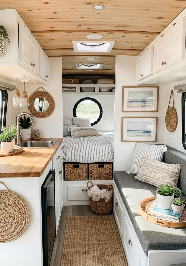 Small Camper Interior Ideas Trasform Tiny Spaces