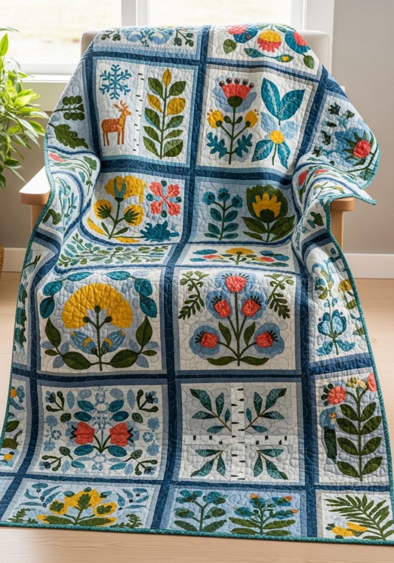 35 Best Scandinavian Quilts: Luxury Nordic Bedroom Ideas