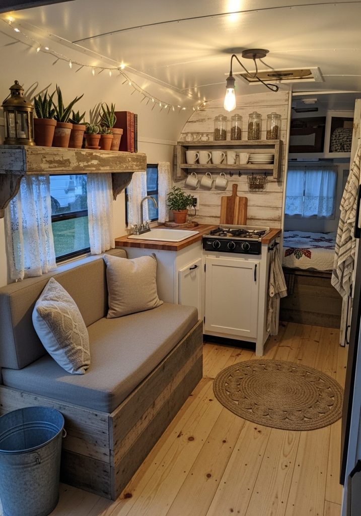 Rustic Camper Interior Ideas