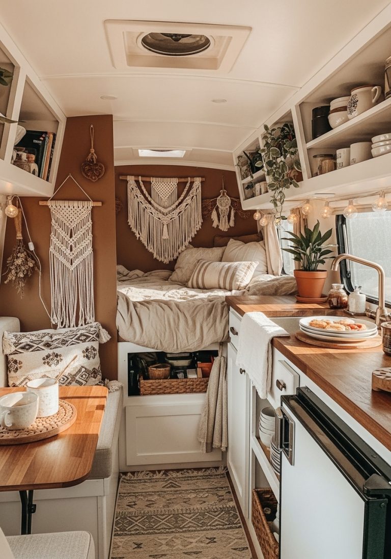 Small Camper Interior Ideas Trasform Tiny Spaces