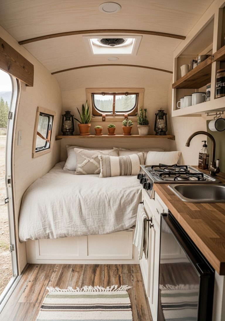 Rustic Camper Interior Ideas