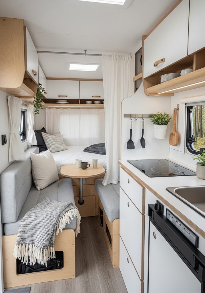 Small Camper Interior Ideas Trasform Tiny Spaces