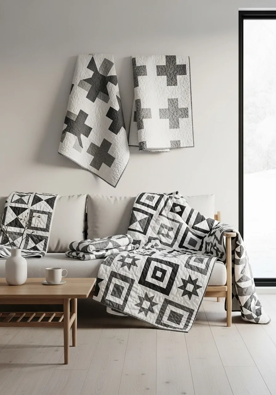 35 Best Scandinavian Quilts: Luxury Nordic Bedroom Ideas