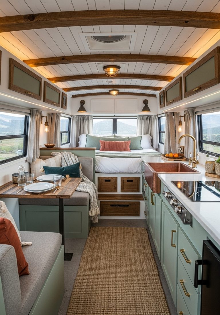 Rustic Camper Remodel Transform Your Tiny Home on Wheels