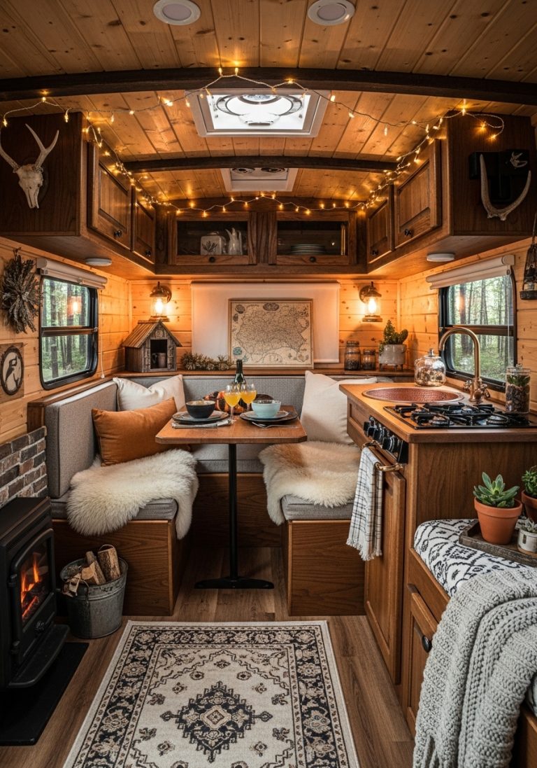 Rustic Camper Interior Ideas