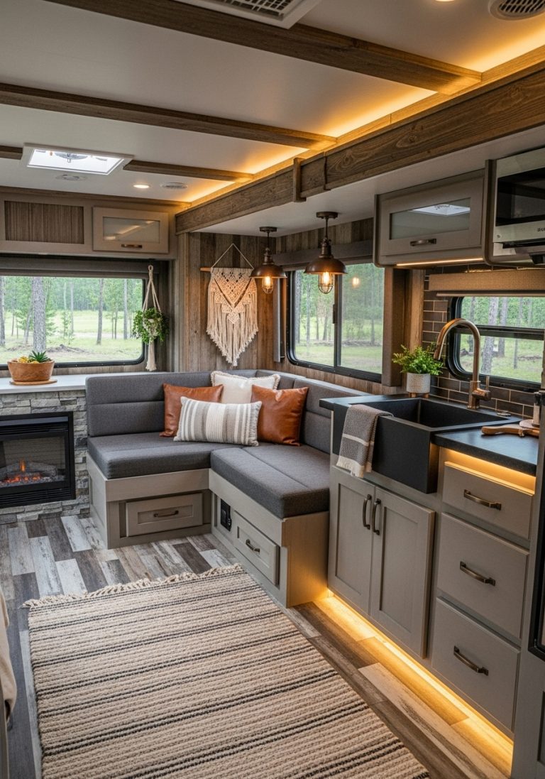 Rustic Camper Remodel Transform Your Tiny Home on Wheels