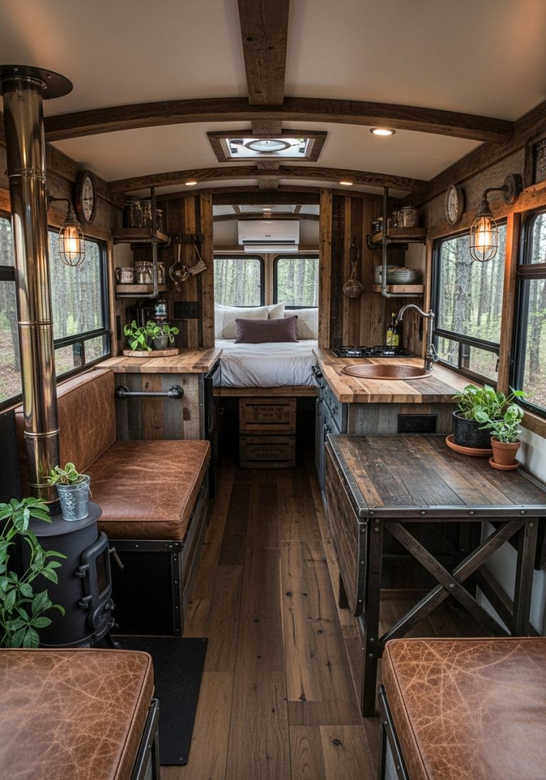 Rustic Camper Interior Ideas
