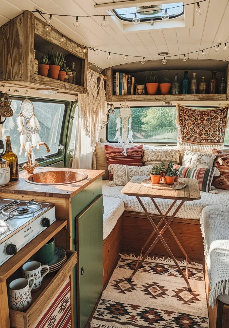 Rustic Camper Interior Ideas