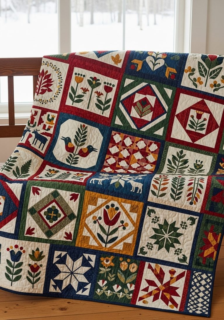 35 Best Scandinavian Quilts: Luxury Nordic Bedroom Ideas