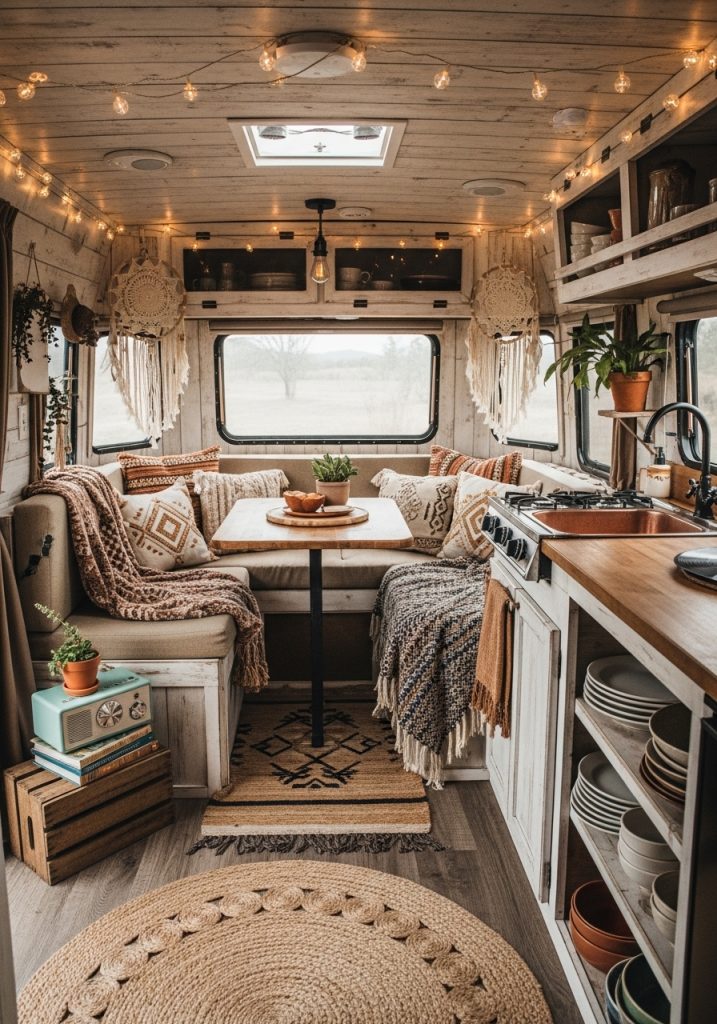 Rustic Camper Interior Ideas