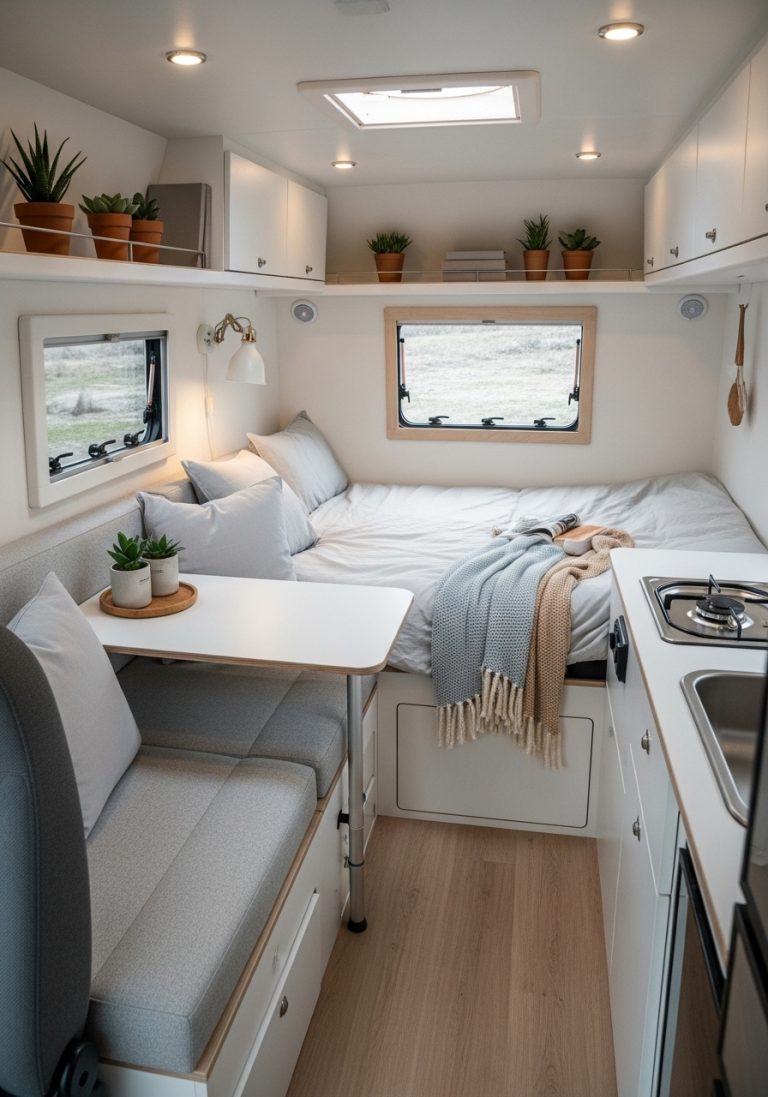 Small Camper Interior Ideas Trasform Tiny Spaces