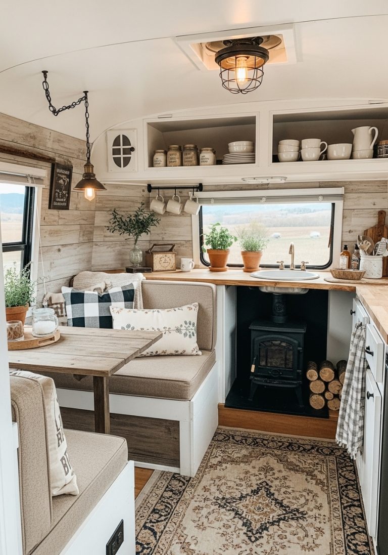 Rustic Camper Interior Ideas