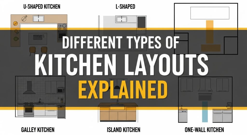 Different Types of Kitchen Layouts Explained